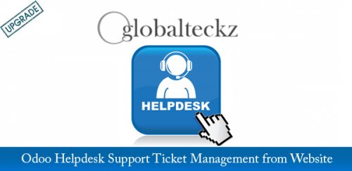 Odoo Helpdesk Support Ticket Management from Website - Globalteckz