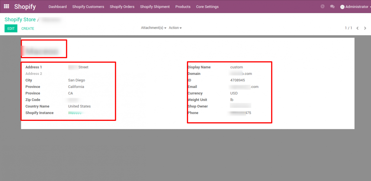 Odoo Shopify Connector Extension Bridge Integration