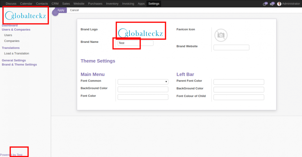 Odoo 16 Debranding Module | App | 15 | Change logo & Branding