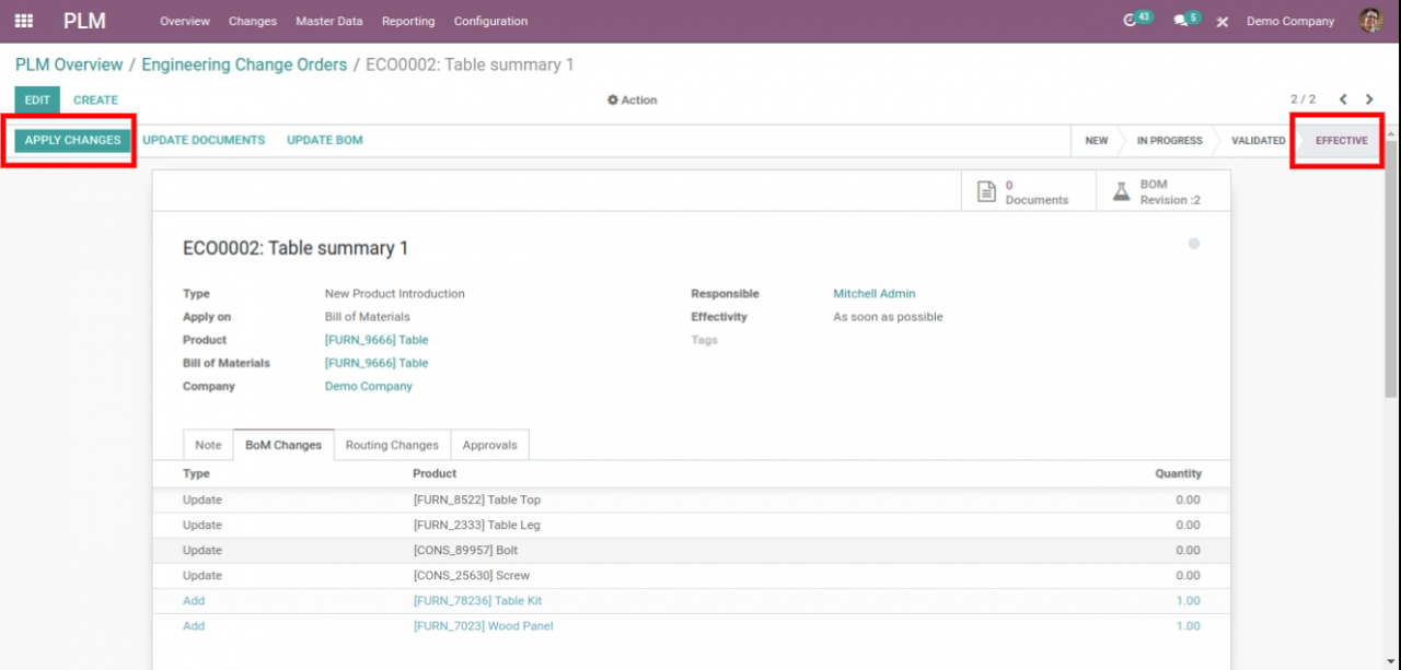 Odoo Product Life Cycle Management (PLM) Module | End of Life | Tutorial